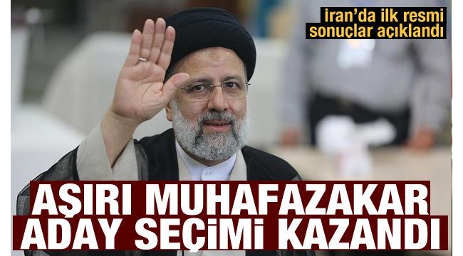 Son dakika haberi: İbrahim Reisi İran'ın yeni Cumhurbaşkanı oldu ... Son dakika haberi: İbrahim Reisi İran'ın yeni Cumhurbaşkanı oldu ...